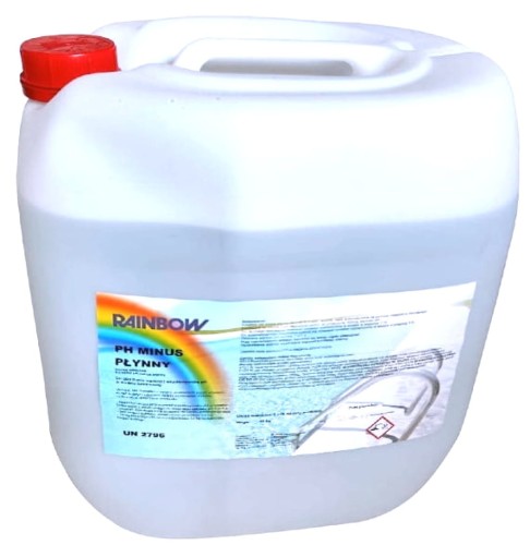 PH minus w płynie 25 kg Rainbow stężenie 50 % - Basendom.pl