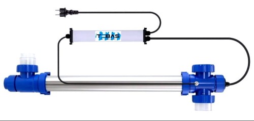 Lampa UV-C 75W DUPLEX BLUE LAGOON – Dezynfekcja wody słonej w basenie ...